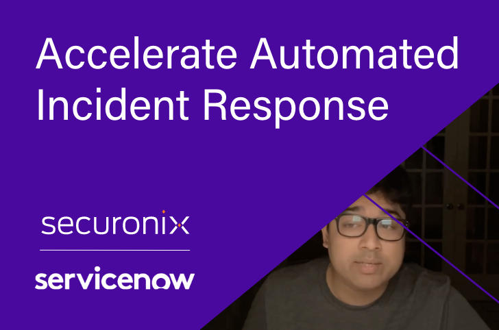 Securonix Integration for ServiceNow - Securonix
