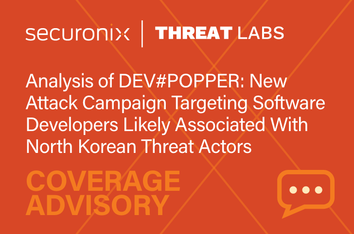 Analysis of DEV#POPPER: New Attack Campaign Targeting Software ...